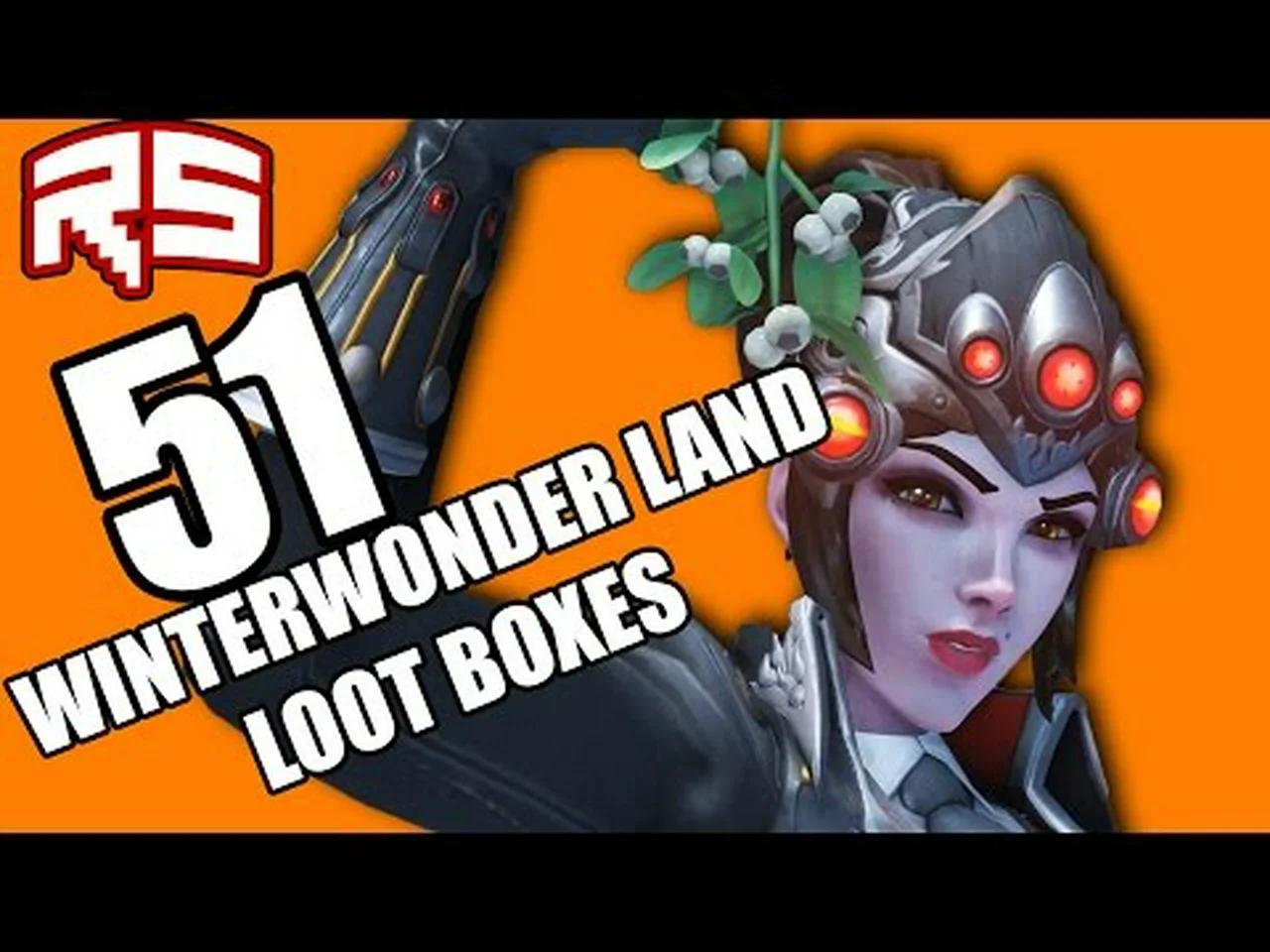 WIDOWMAKER A TSUNDERE? || 51 WINTER WONDER LAND LOOT BOX OPENING