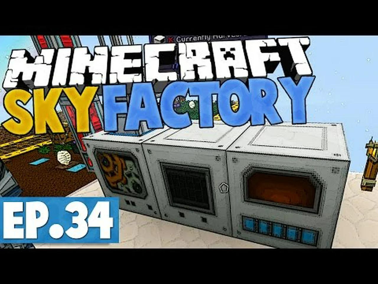 Minecraft Sky Factory 2.5 - AUTO LOOT BAG OPENING! #34 [Modded Skyblock]