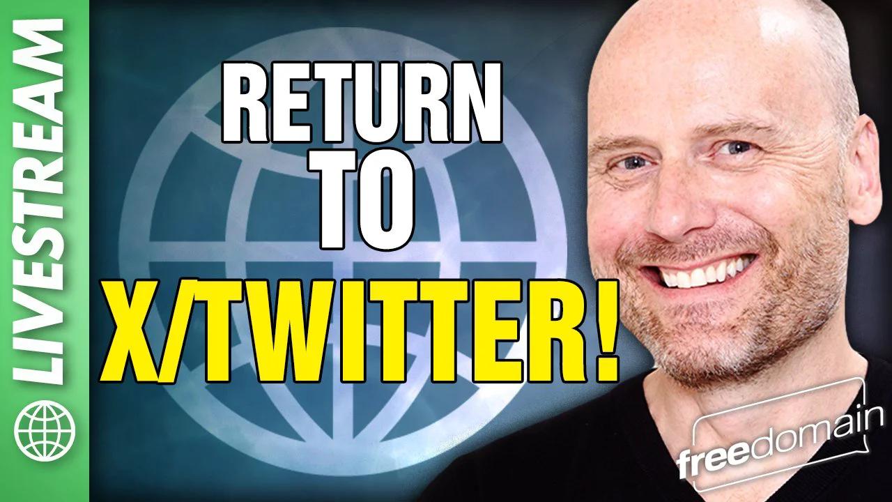 MY RETURN TO TWITTER! (Audio)