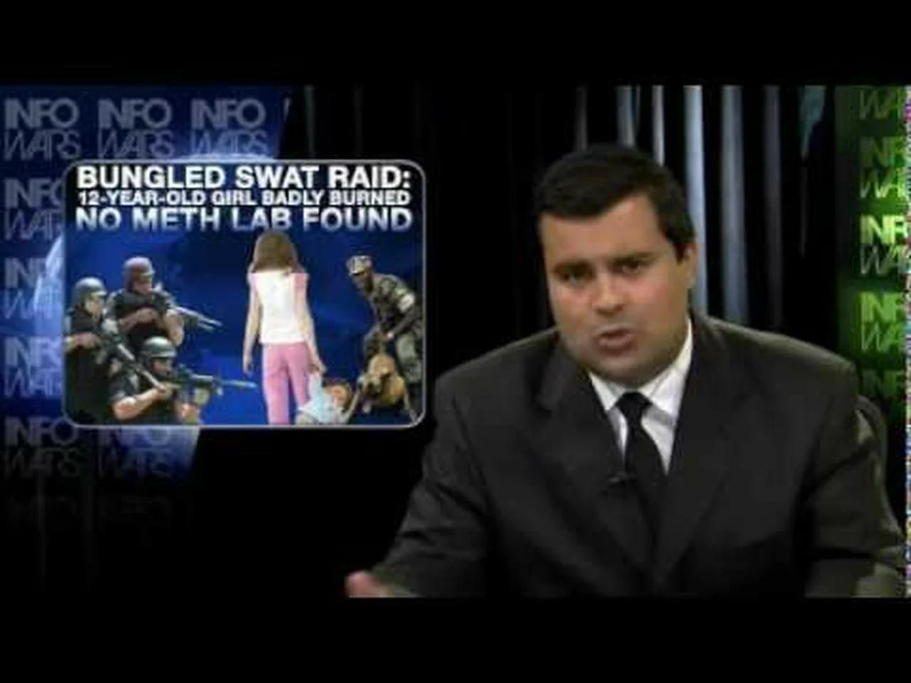 SWAT Team Burns 12 Year Girl With Flash/Bang Grenade