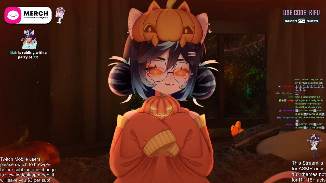 2024-10-15 KittyfluteVT ASMR live Twitch VOD