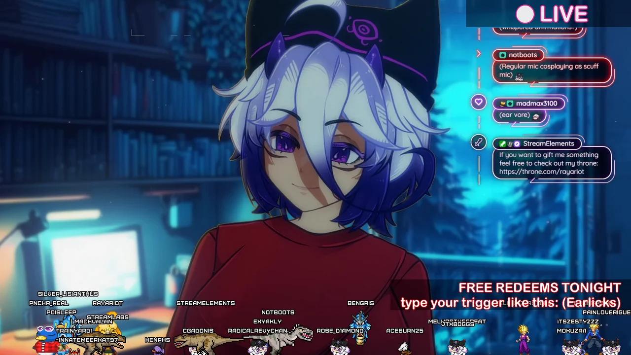 2024-11-16 RayaRiot ASMR live Twitch VOD