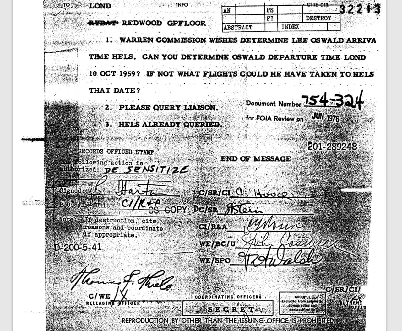 JFK Assassination Records - 2022 Additional Documents Release (12/15 ...