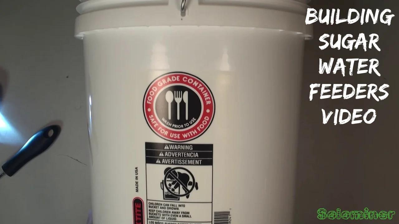 Building sugar water feeders video