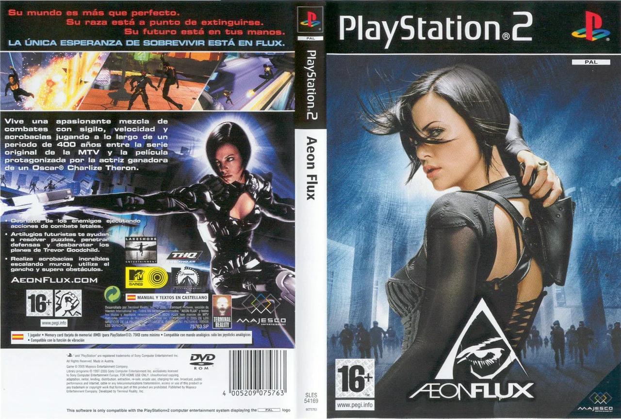 AEON FLUX COVER - CARATULA PLAYSTATION 2 PS2COVERS