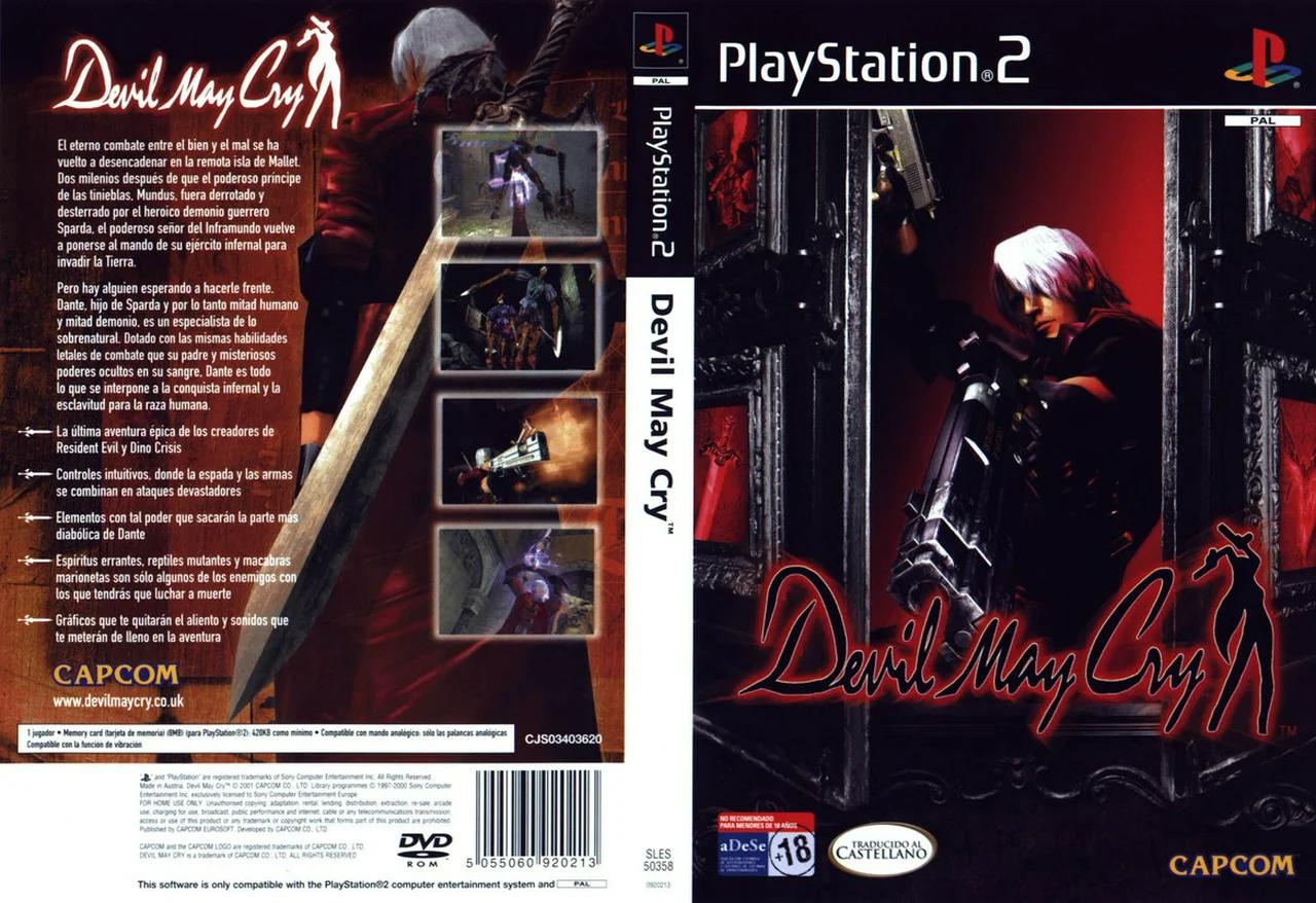 DEVIL MAY CRY COVER - CARATULA PLAYSTATION 2 PS2COVERS