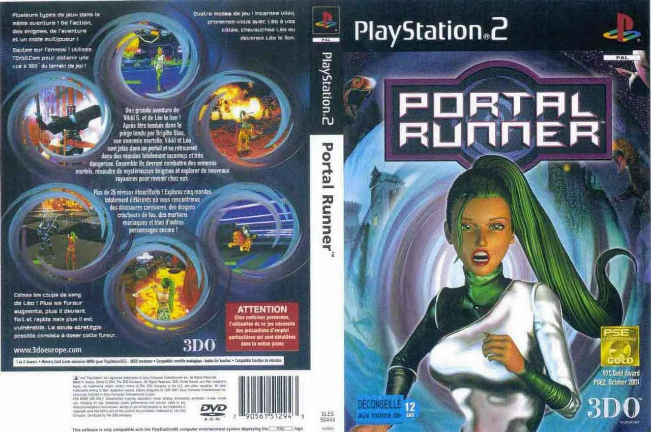 PORTAL RUNNER COVER - CARATULA PLAYSTATION 2 PS2COVERS