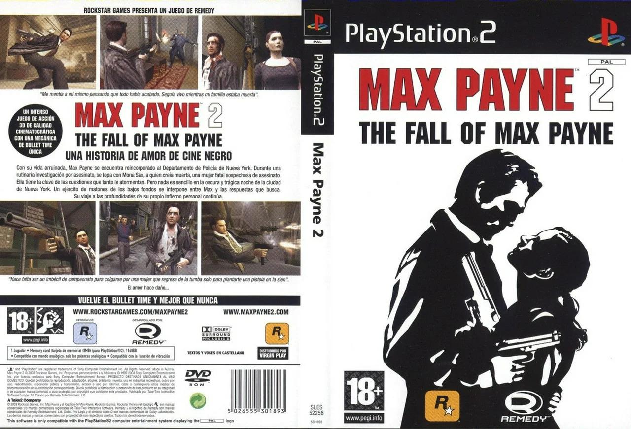 MAX PAYNE 2 COVER - CARATULA PLAYSTATION 2 PS2COVERS