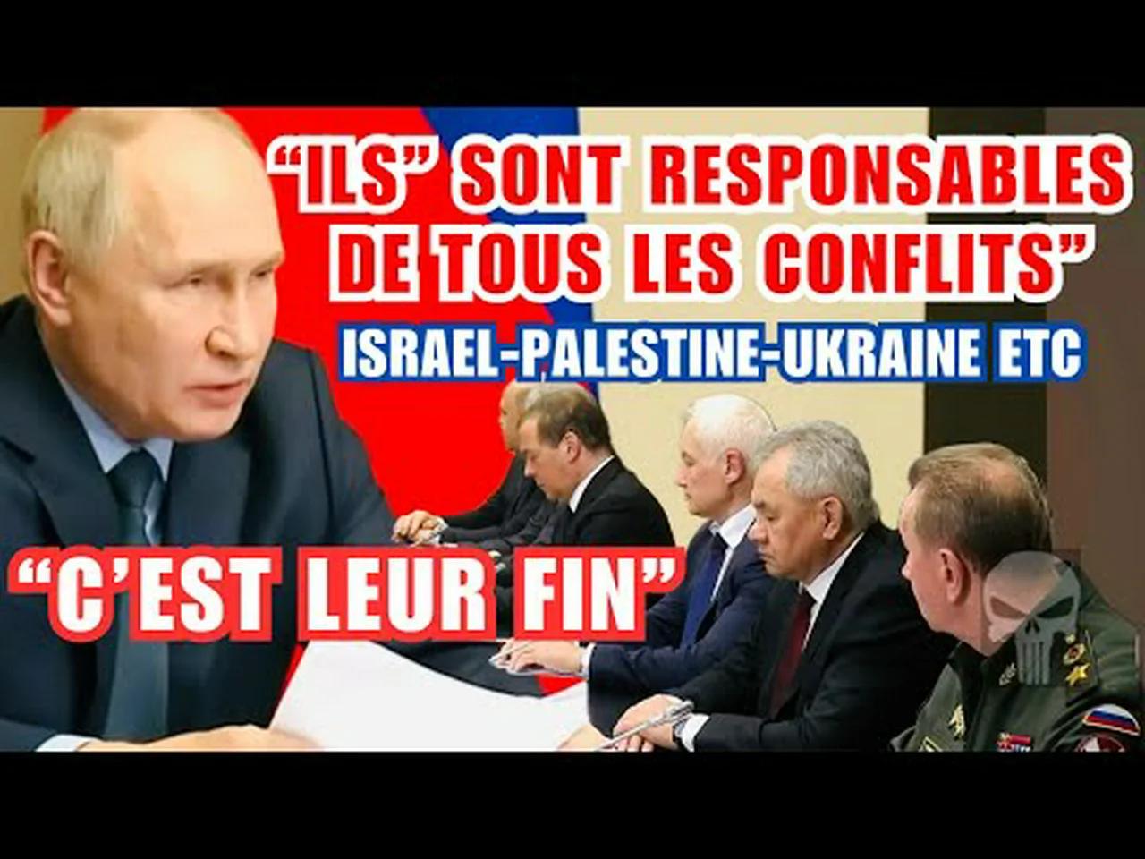 MDL - Discours important de Vladimir Poutine : "La fin de leur système ...