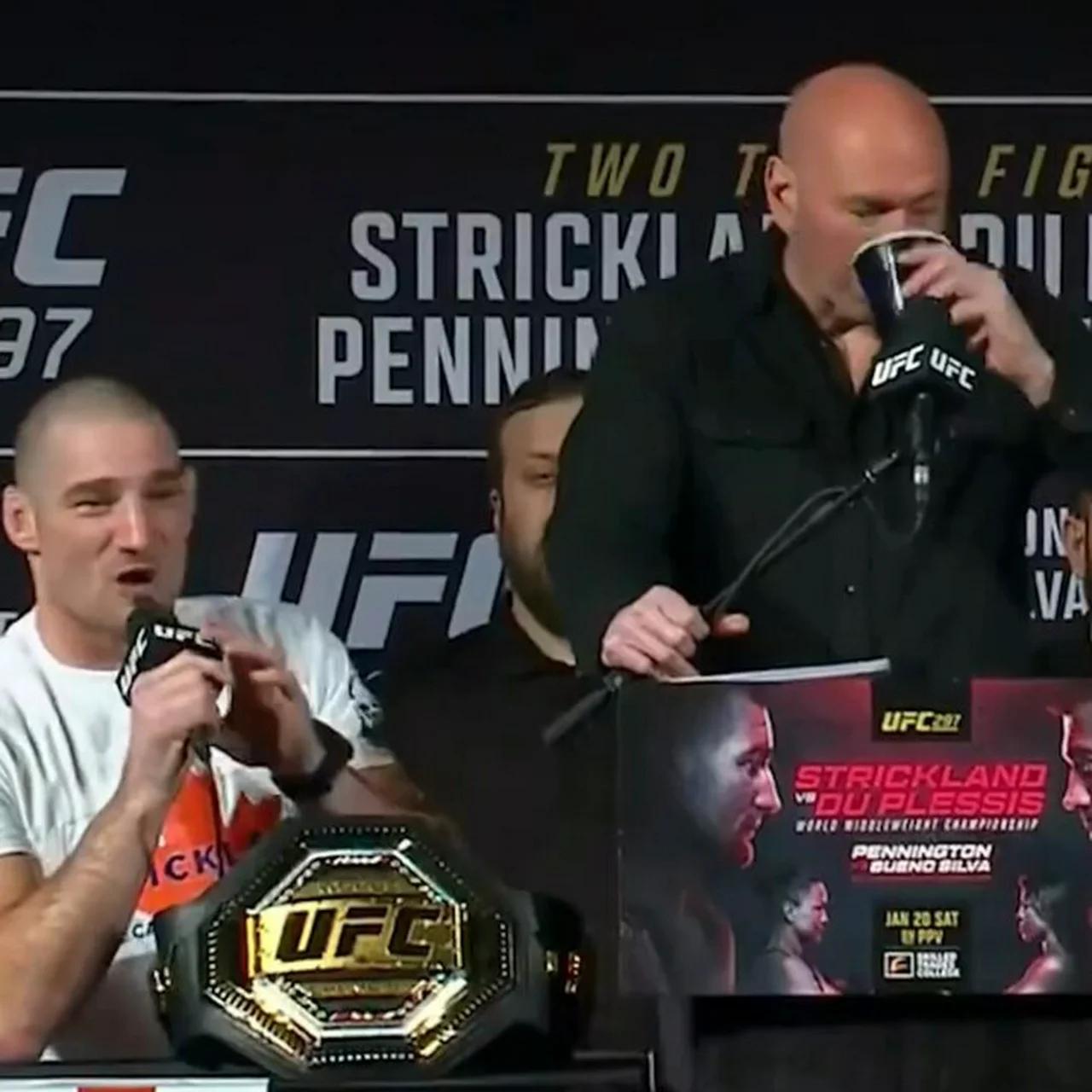 JUST IN: UFC champ Sean Strickland doubles down after getting into a ...