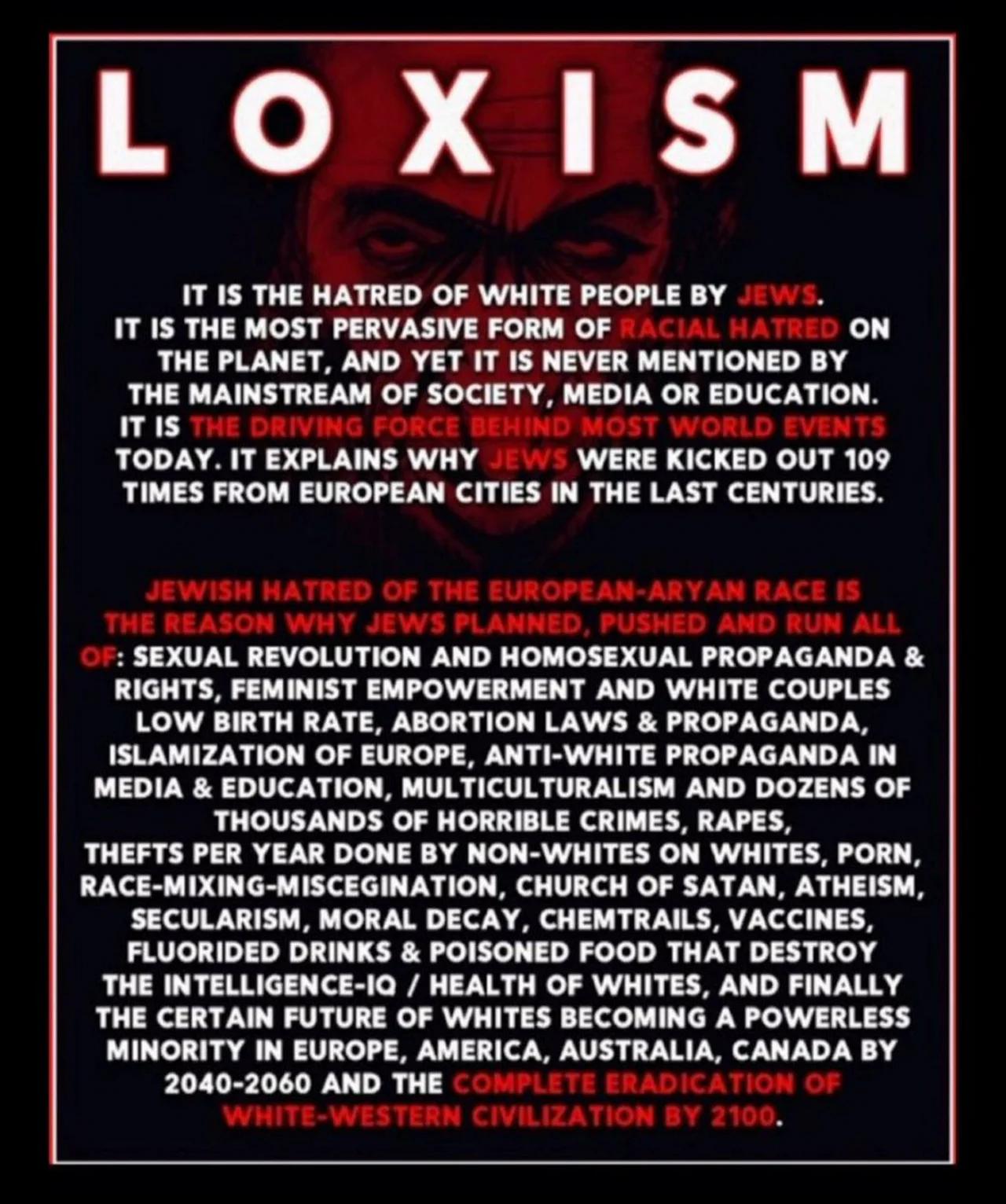 Zionism & Loxism! and the tribe wants Europeans replaced…