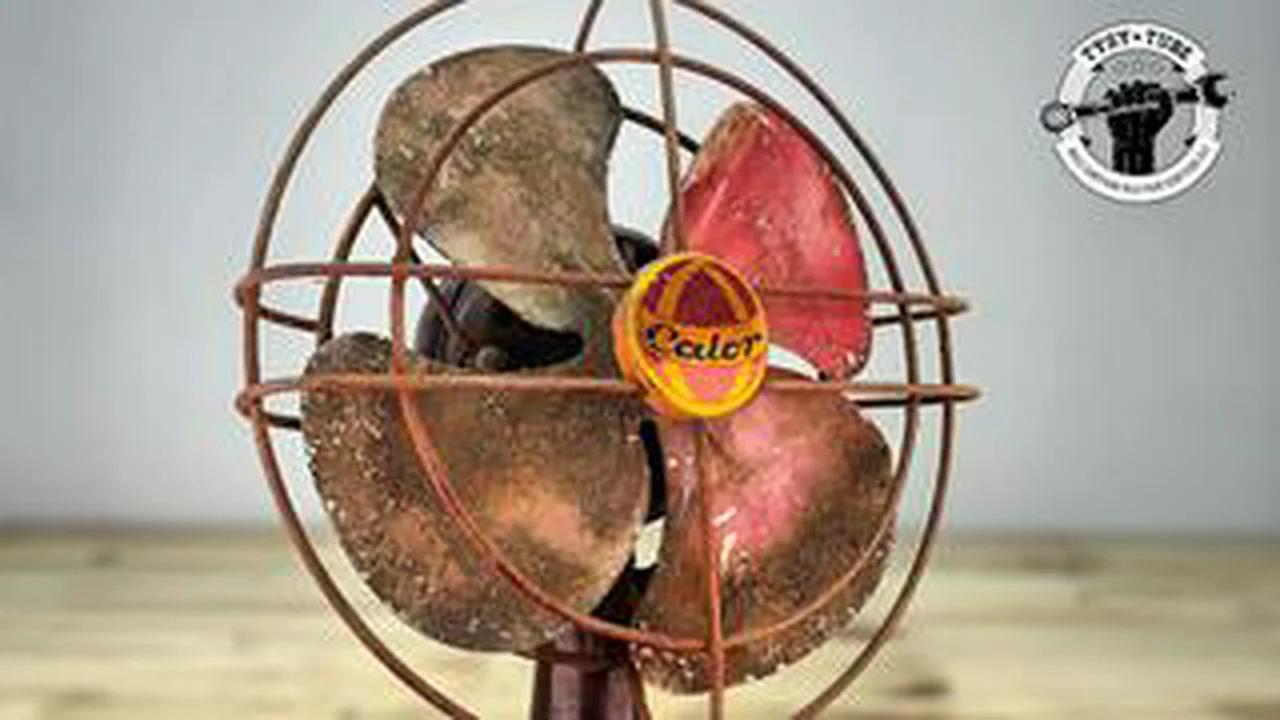 Restoration of Vintage Fan CALOR from 1950's