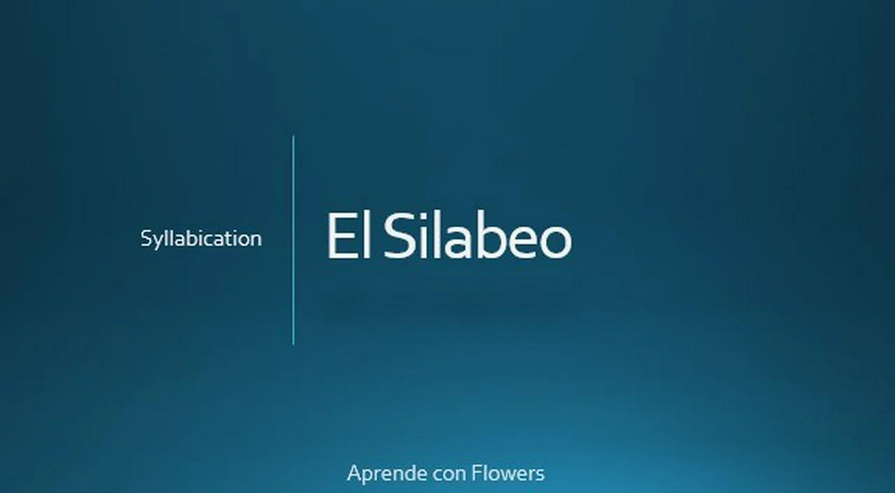 Syllables in Spanish