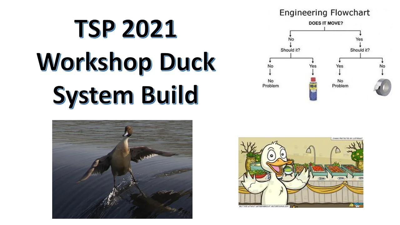 Building the Duck System at the 2021 TSP Spring Workshop