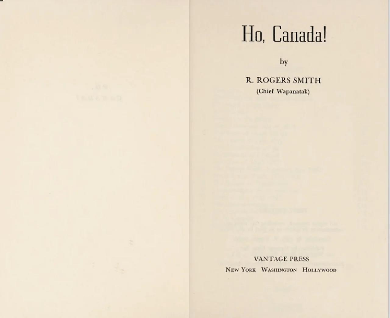HoCanada part 1 of 3 by R.Rogers Smith (audio read) Ho Canada Russel ...