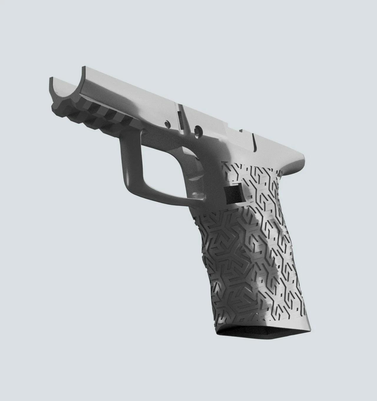PP43XO Organica - 3D printable Glock G43X/48 frame