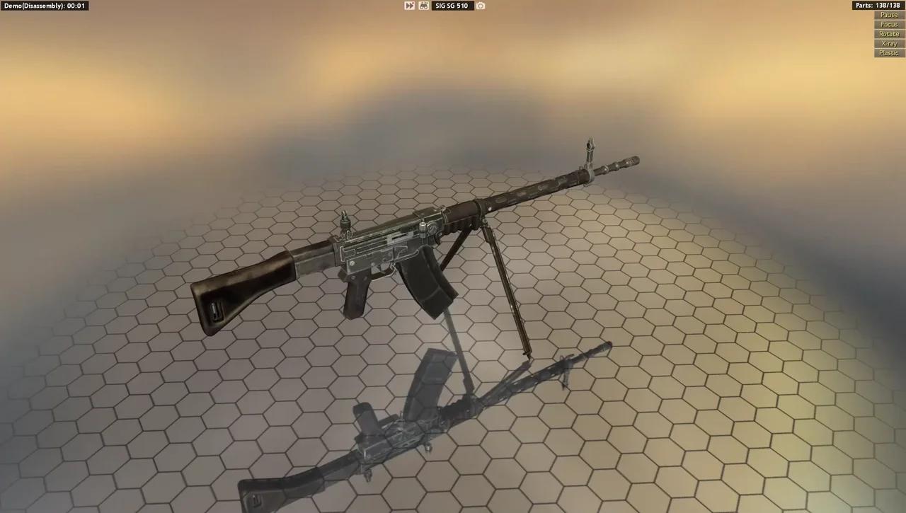 World of Guns: Gun Disassembly - SIG SG 510