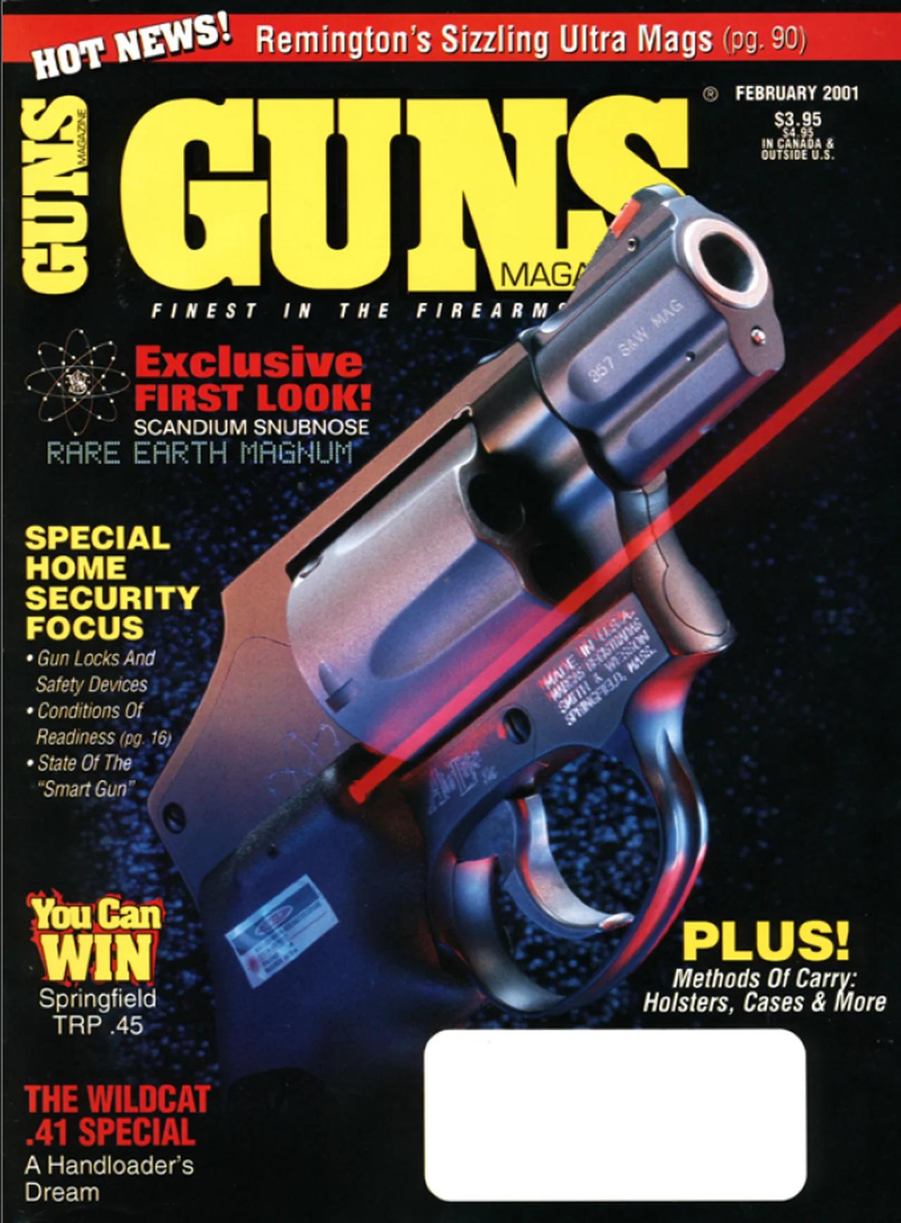 GUNS Magazine February 2001