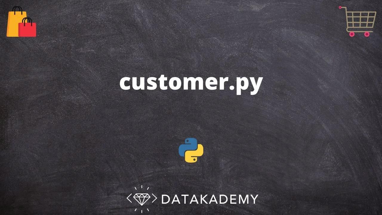 customer.py | Retail Queue Simulation Ep2