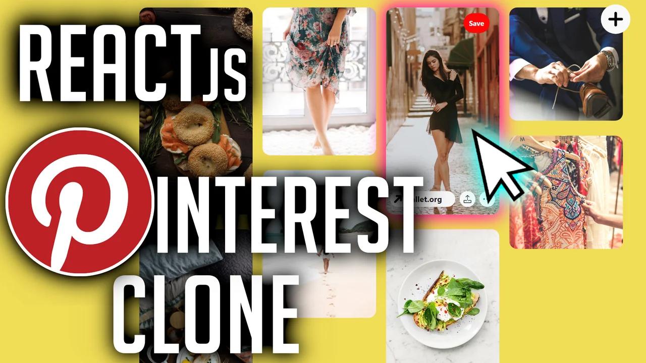 React Website Starter - Pinterest Clone | Responsive ReactJS Beginner ...