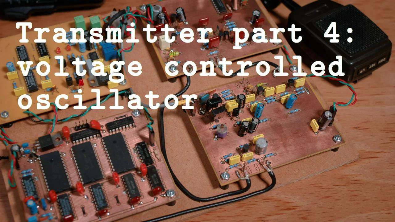 Building a transmitter part 4: the voltage controlled oscillator or VCO