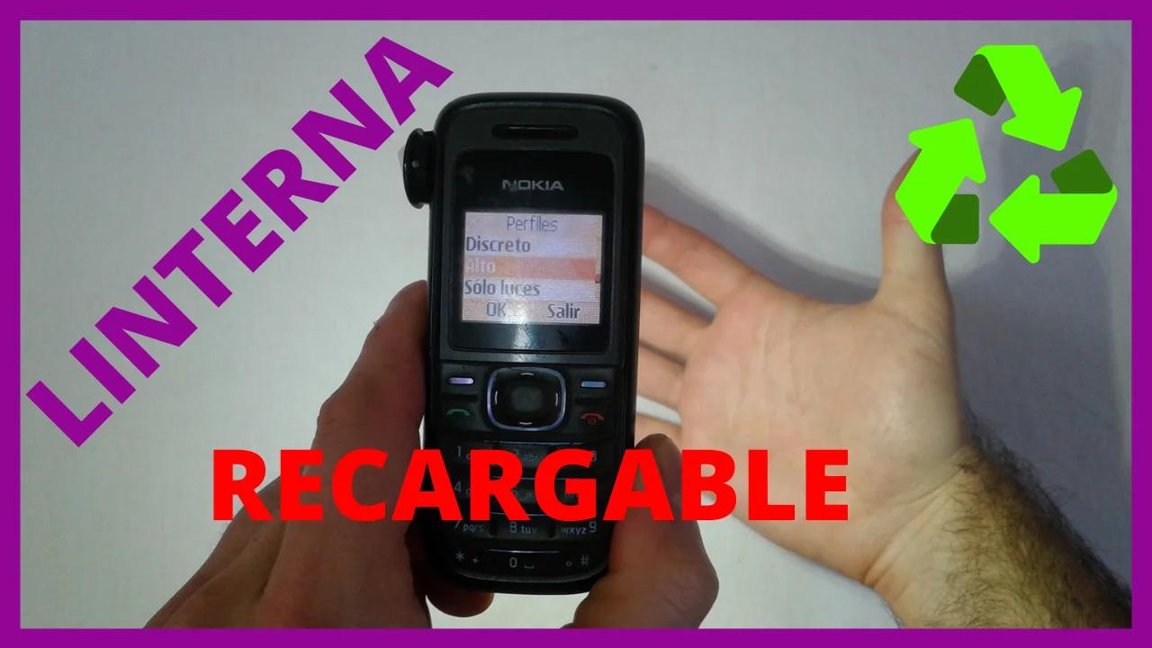 🔴 COMO HACER UNA LINTERNA RECARGABLE CON BATERÍA DE CELULAR