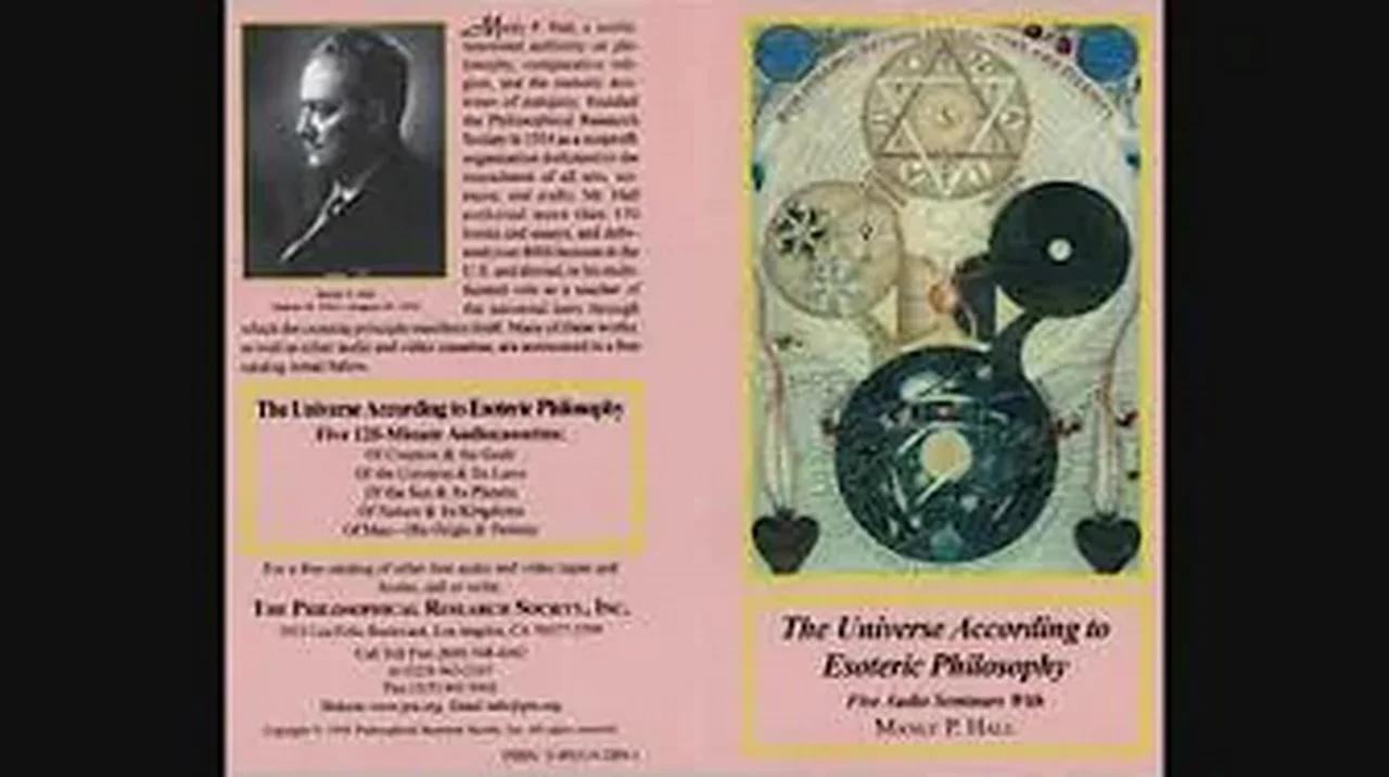 Manly P. Hall – Of Nature & Its Kingdoms (Universe According to ...