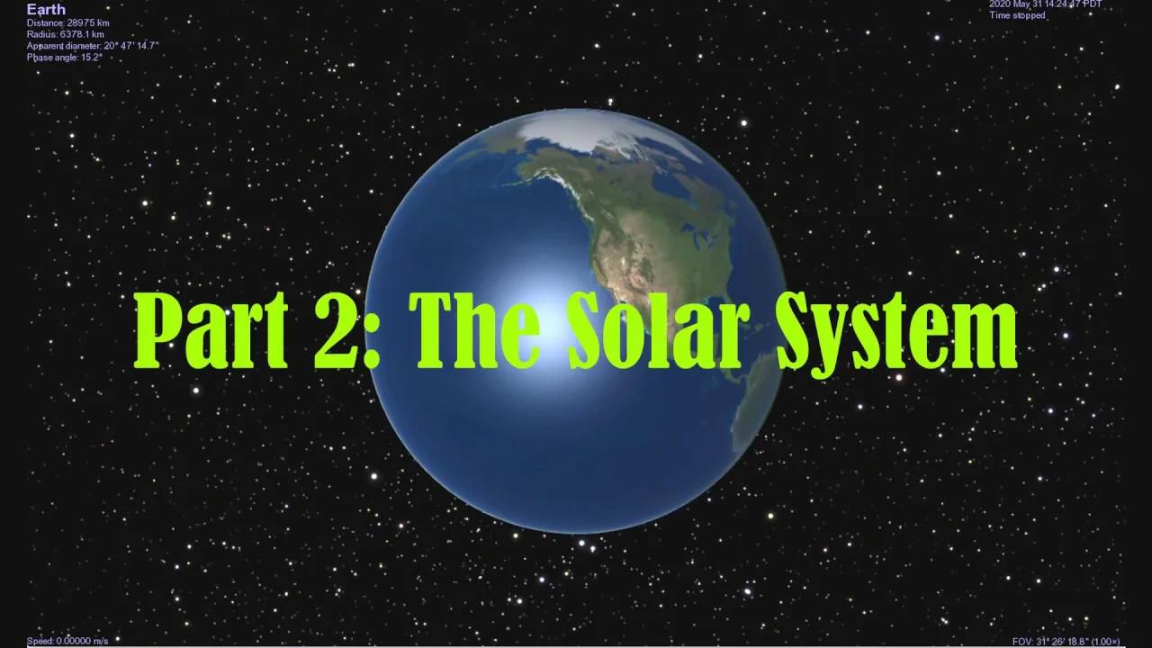 Natal Chart - Part 2 - The Solar System