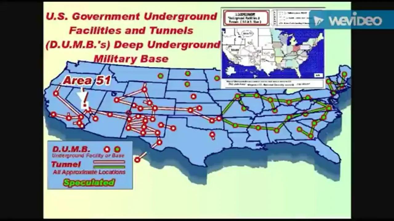 Deep Underground Military Bases (D.U.M.B.S.) USA