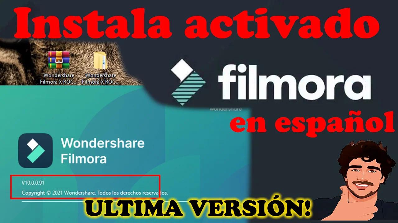 FILMORA 10 ACTIVADO EN ESPAÑOL