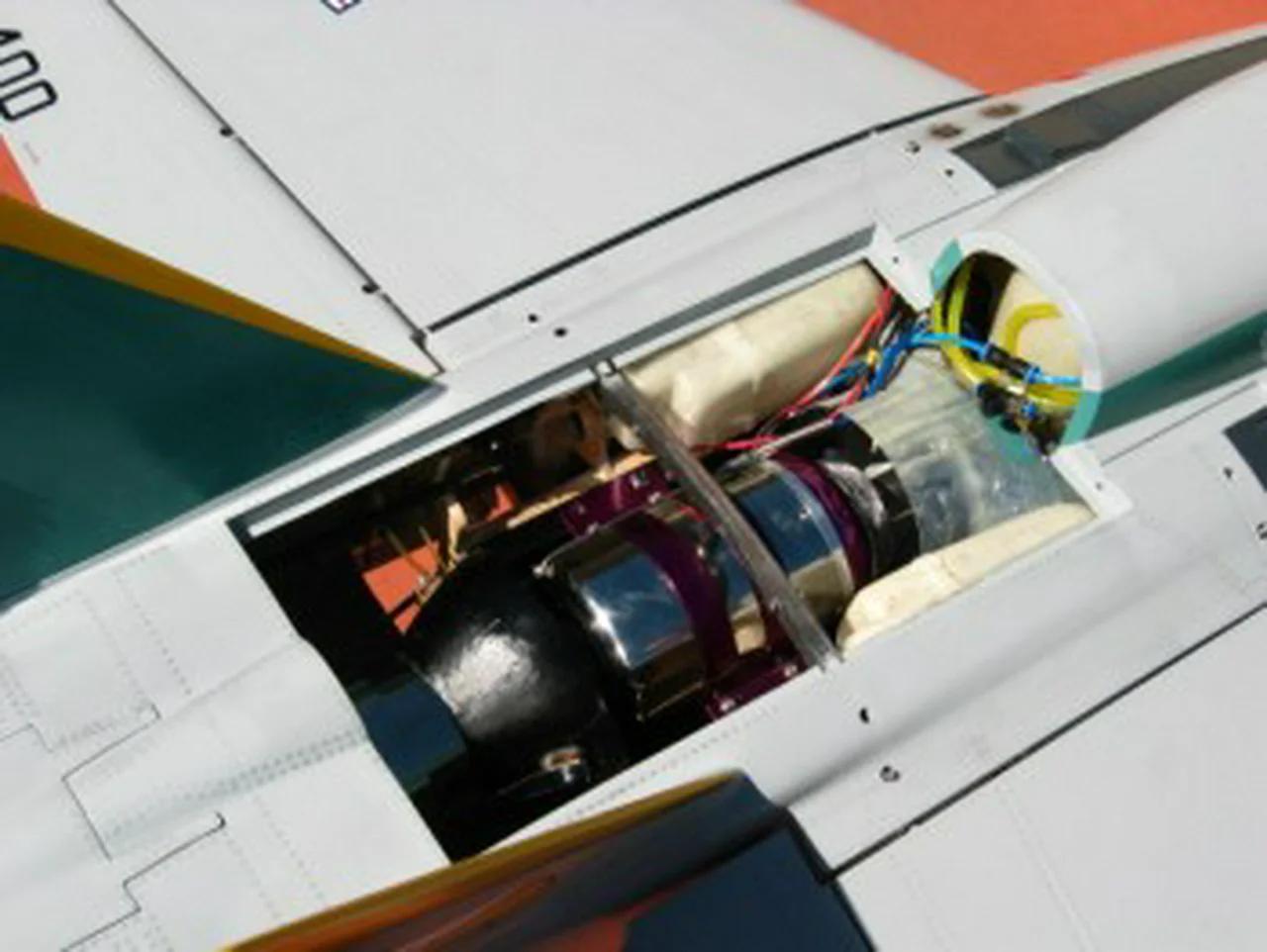 F-18a Hornet Turbine Installation Picture