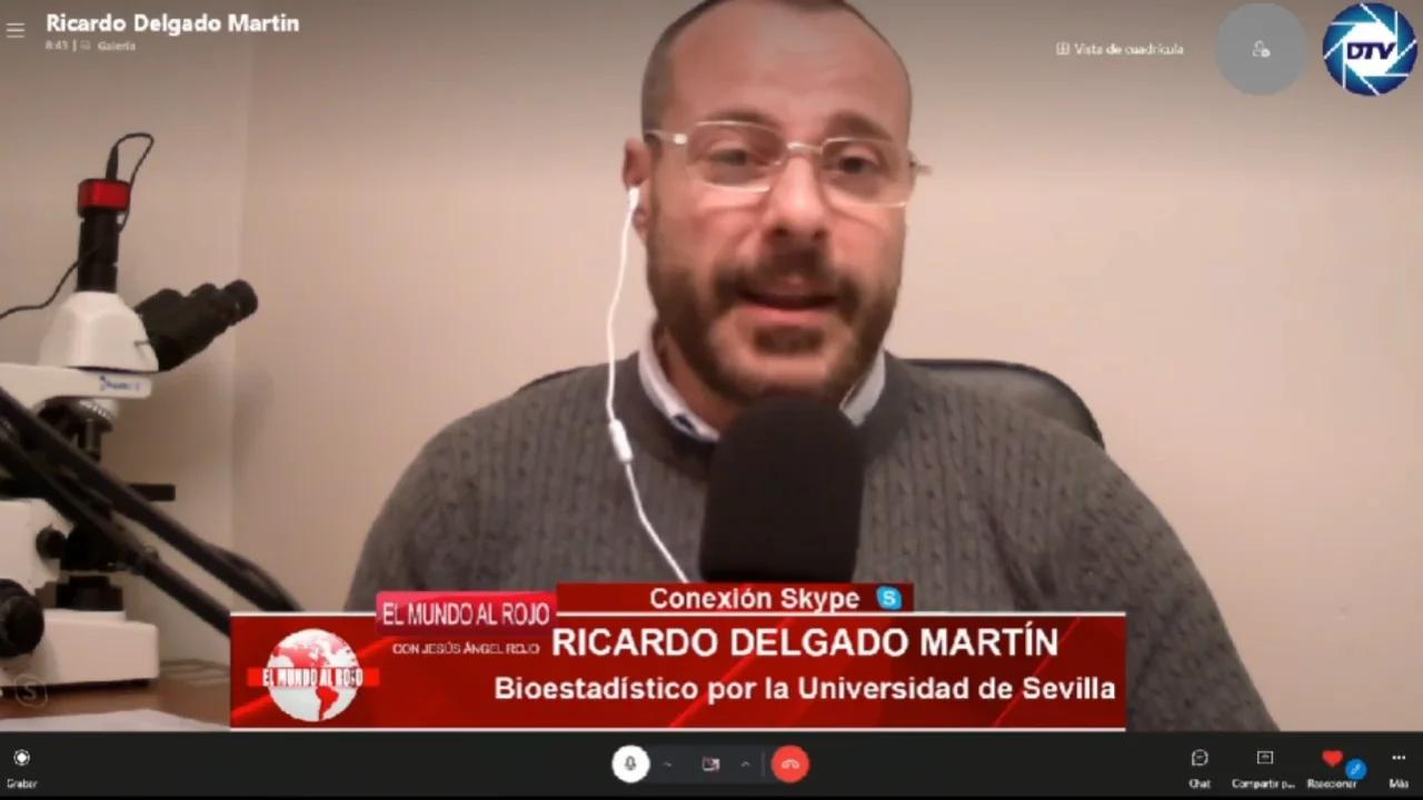 INTERVENCIÓN DEL BIOESTADÍSTICO RICARDO DELGADO EN DISTRITOTV 1 ENERO 2.022
