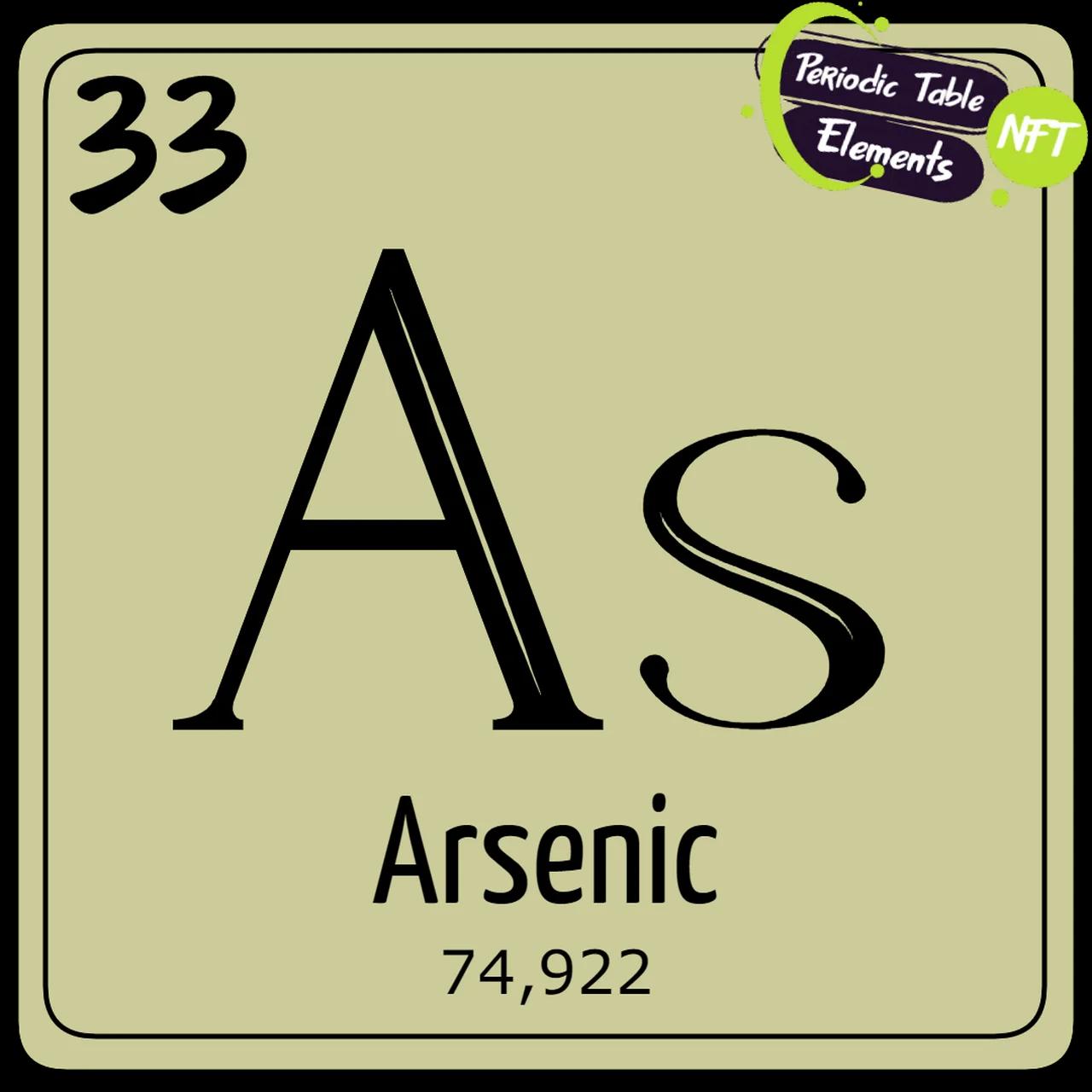 123 Arsenic NFT will be randomly assigned - The Periodic Elements NFT