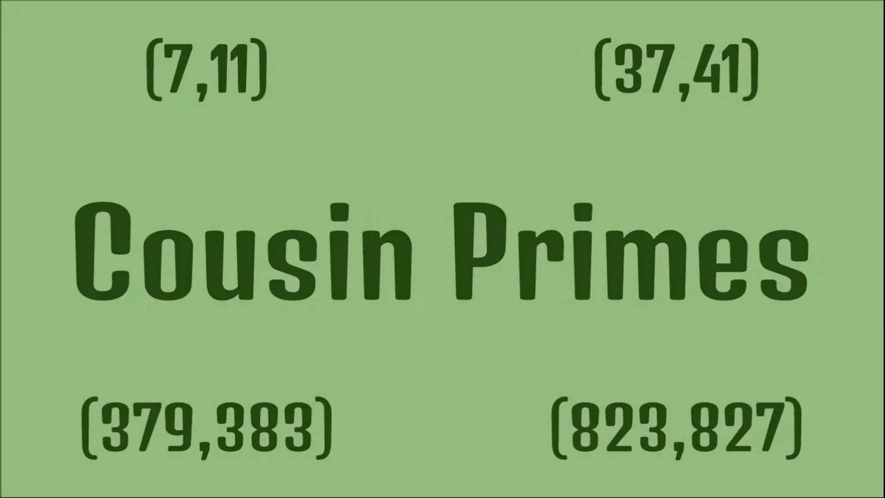 Cousin Primes