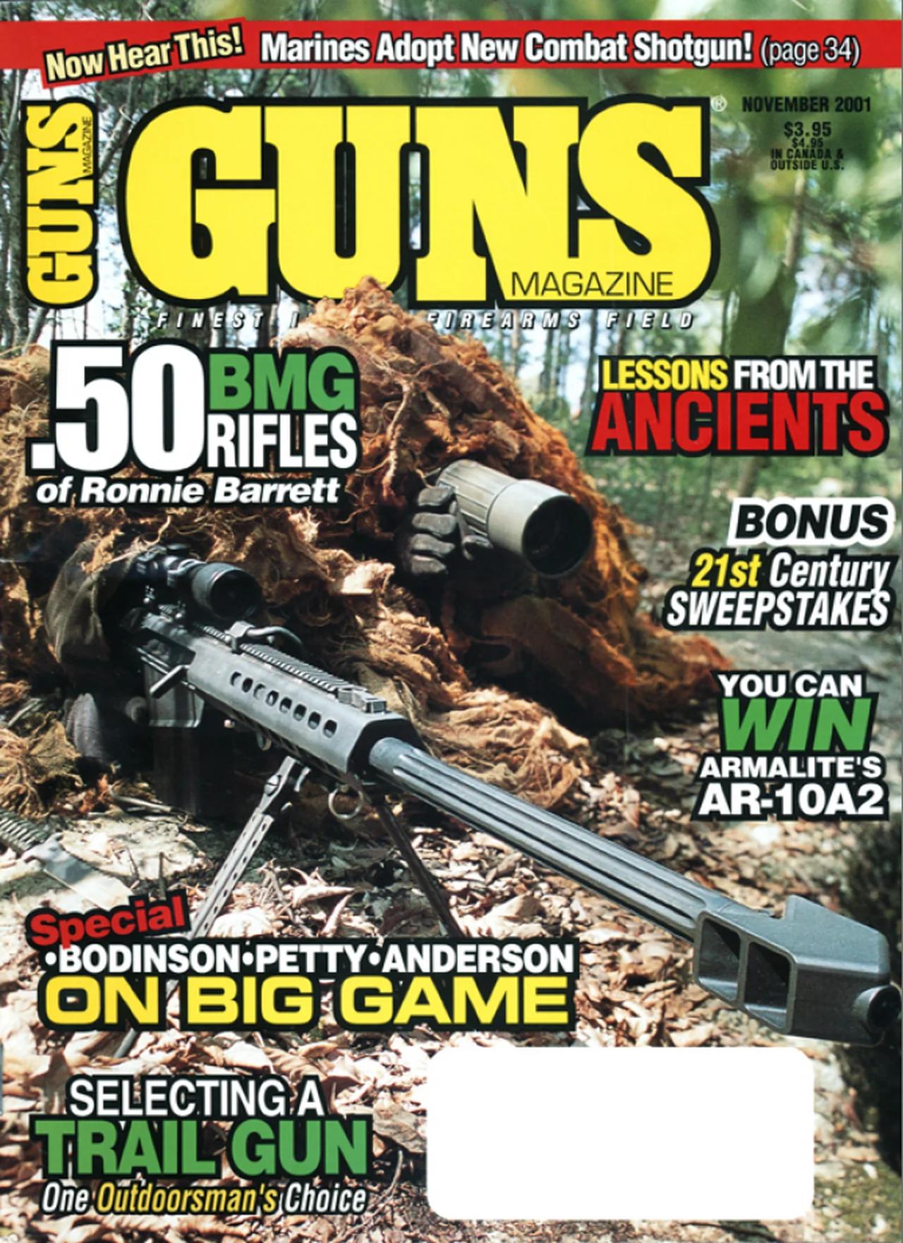 GUNS Magazine November 2001