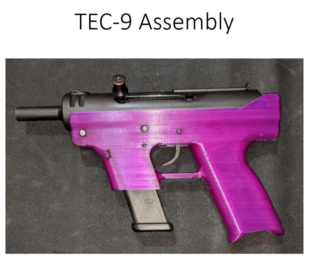 Freeman's 'Ghetto Blaster' - 3d printable Tec9/AB10 frame - Assembly ...