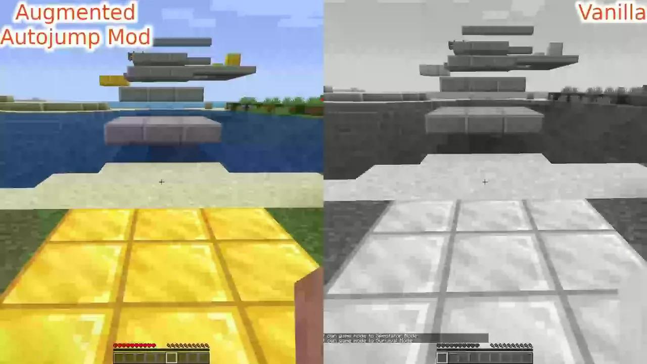 I Fixed Minecraft's Autojump (Augmented Autojump Minecraft Mod)