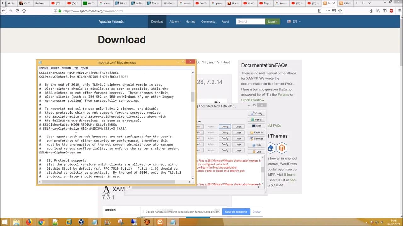 instalar xampp 7 3 1 y laravel 5 7
