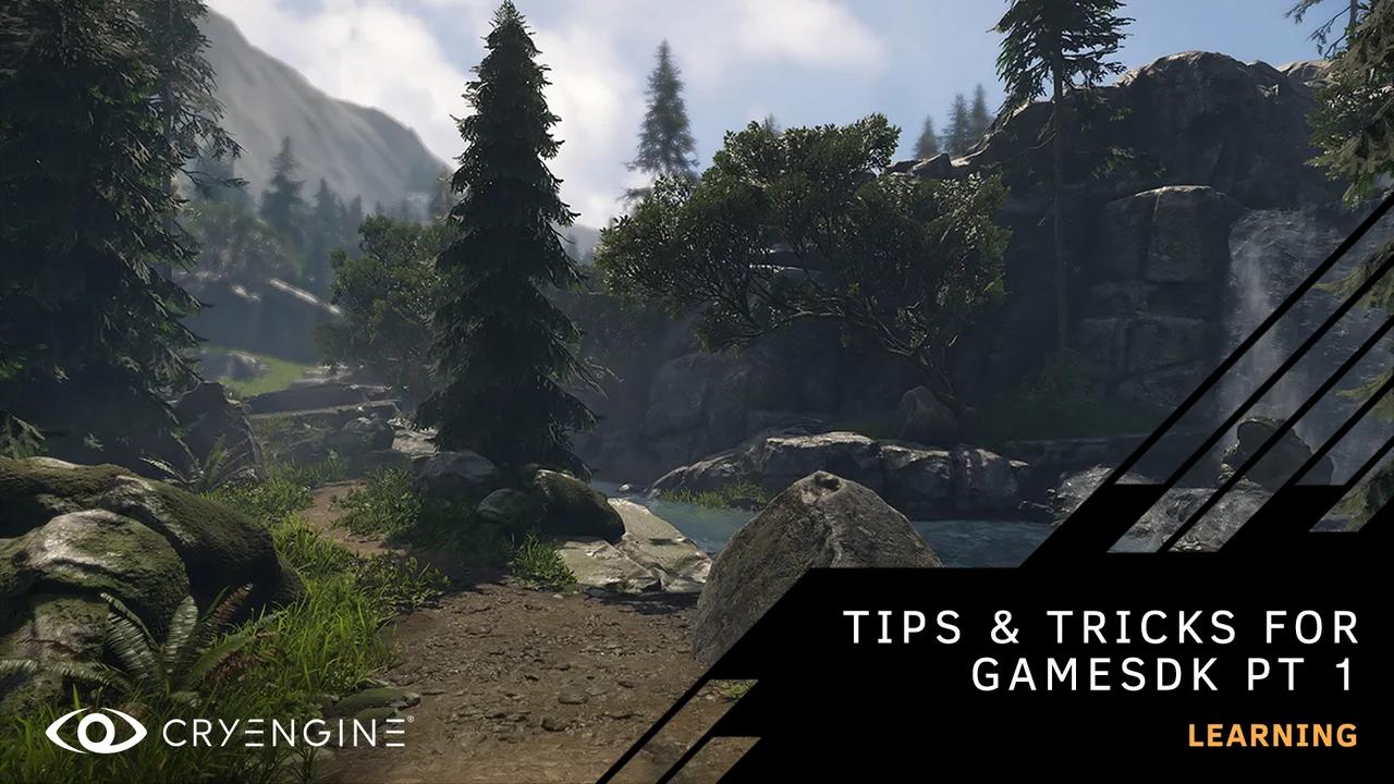CRYENGINE Tips & Tricks - Cherry Pick GameSDK Features