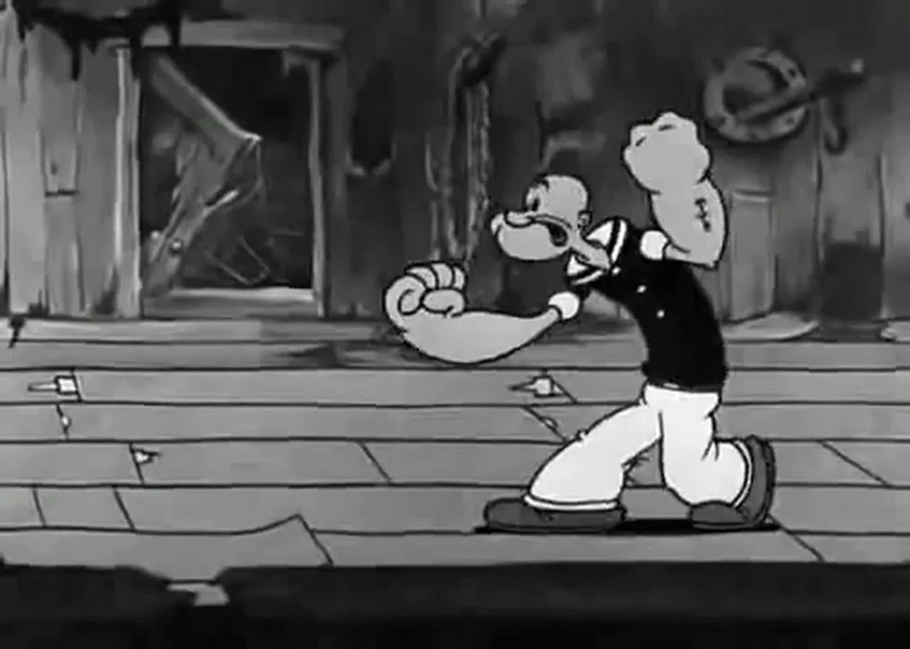 Funny Popeye cartoon 😂 - Shiver Me Timbers