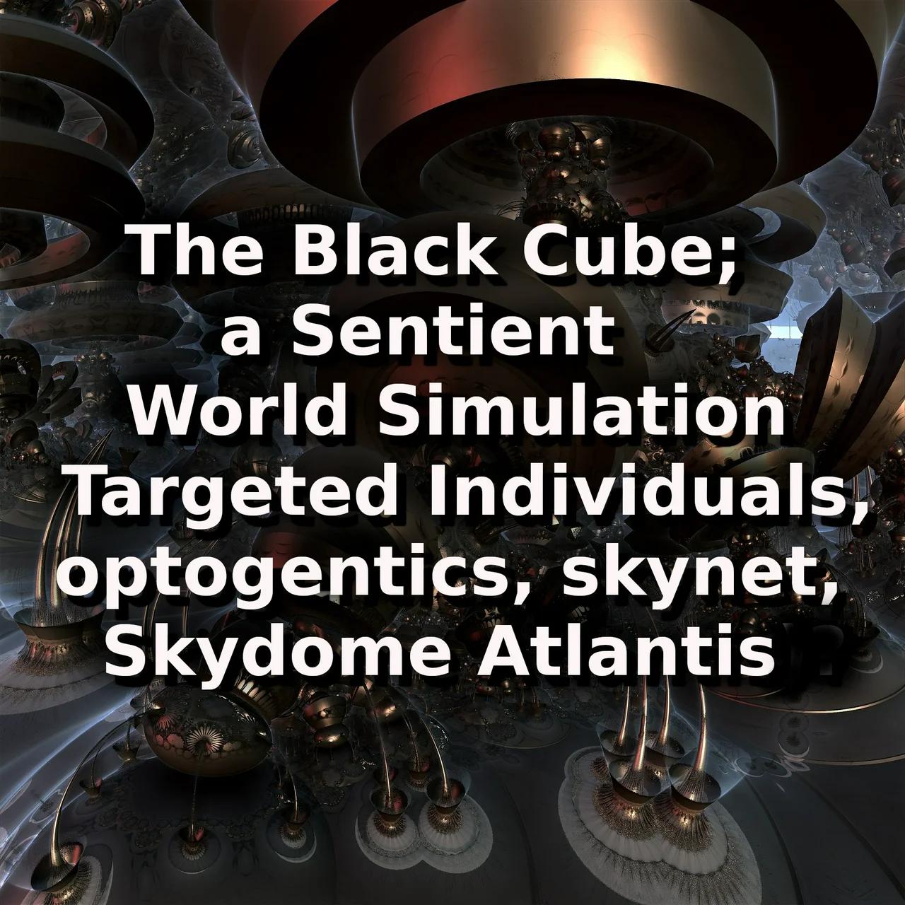 THE BLACK CUBE; a Sentient World Simulation (Targeted Individuals ...