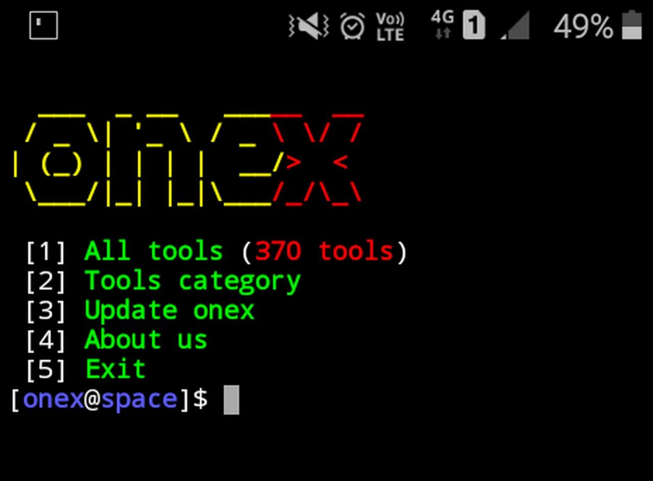 [TERMUX/KALI/PARROT] ONEX: PROGRAMME D’INSTALLATION D’OUTILS DE PIRATAGE