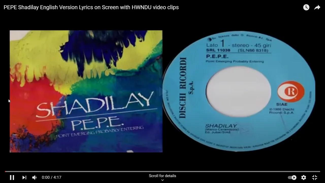 PEPE Shadilay English Version.