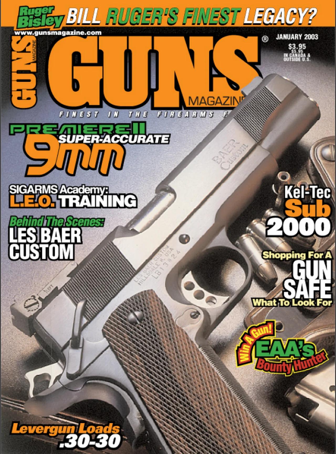 GUNS Magazine January 2003