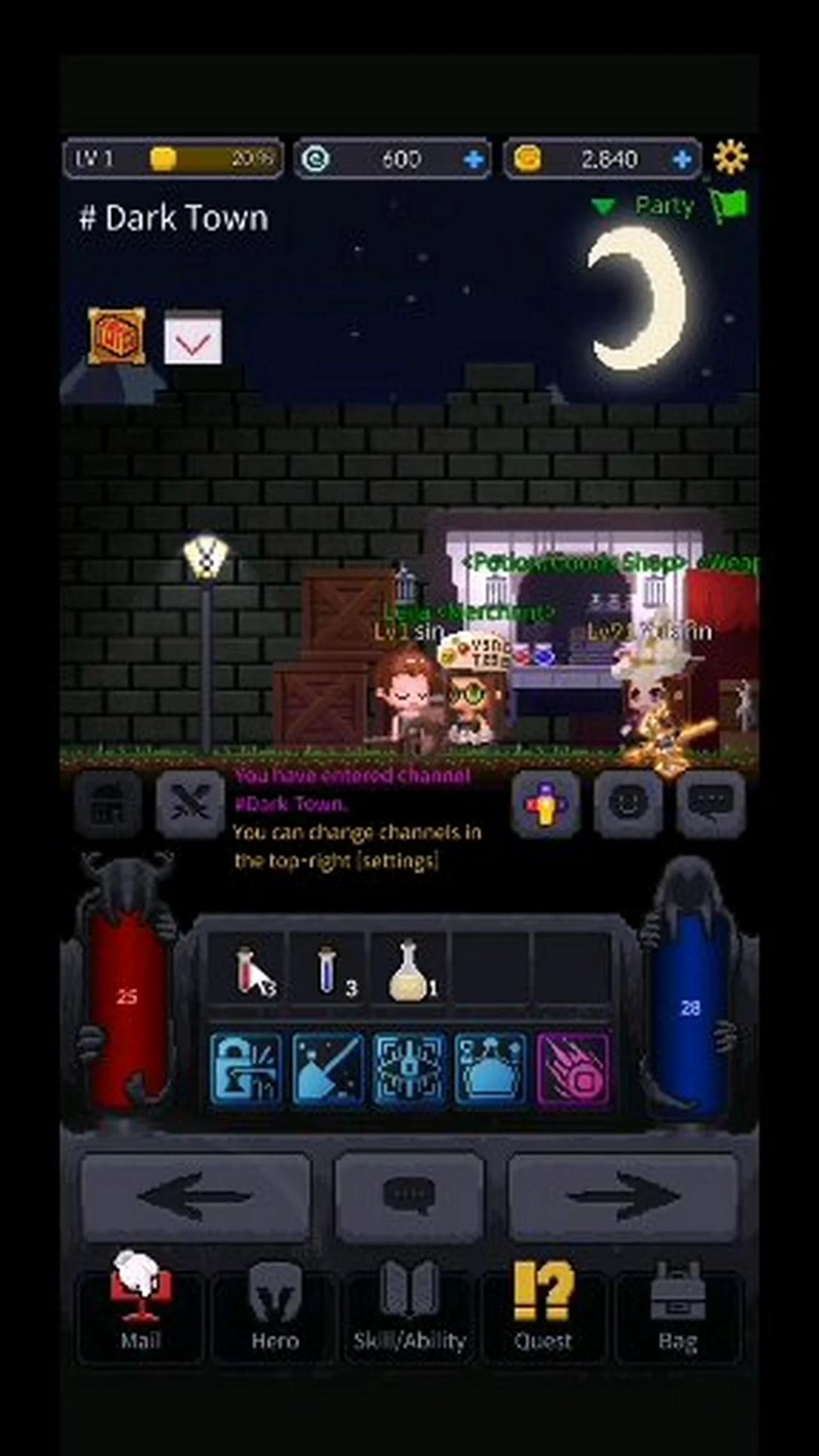 Dark town itam games