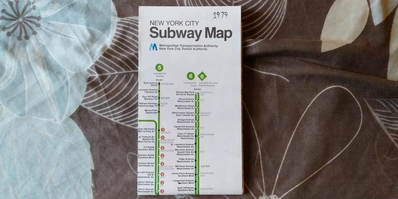 The 1979 NYC Subway Map