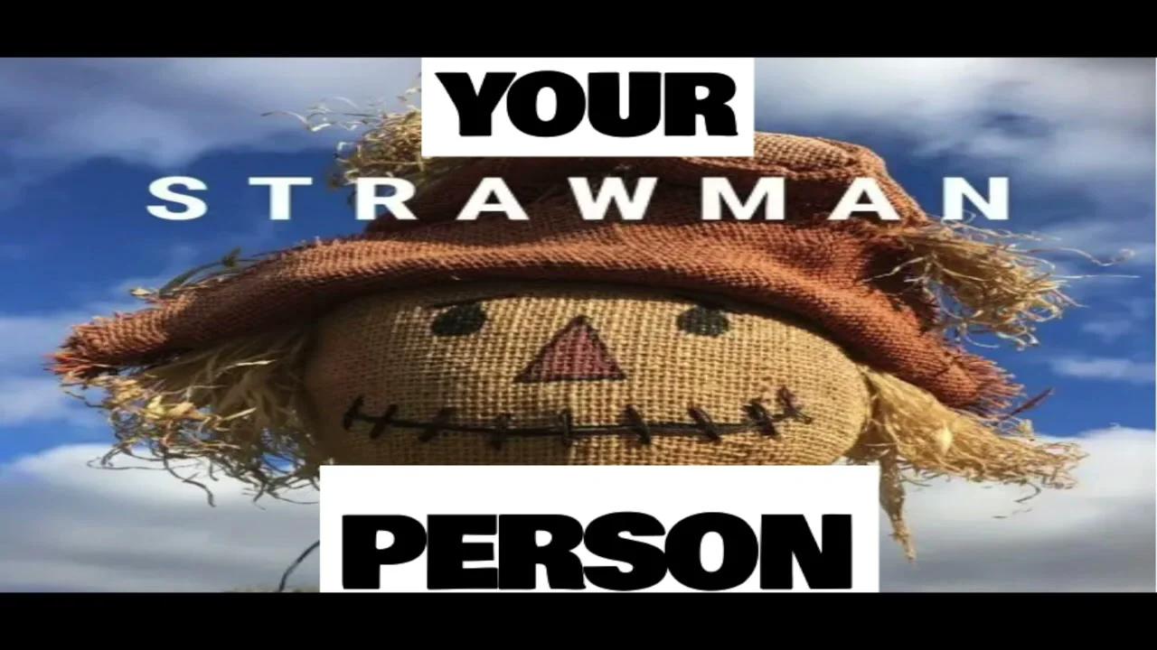 ☣👹⚠⚓⚠👹☣The Truth about Your Strawman Person
