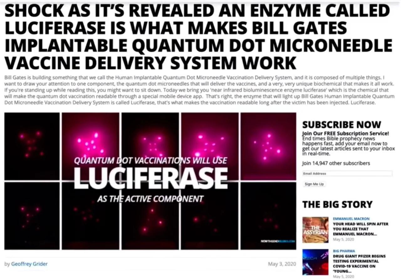 Luciferasi e vaccini killer