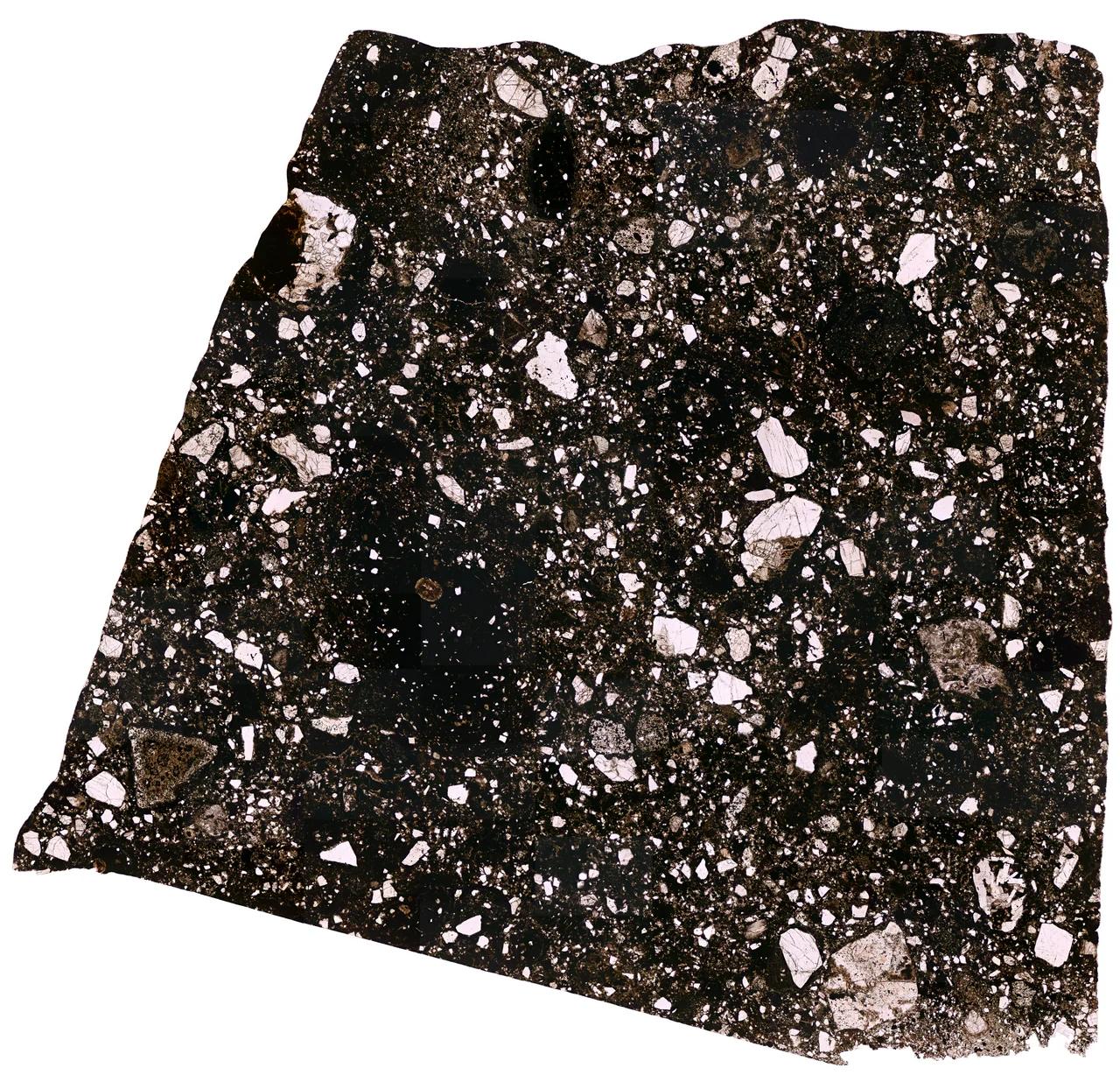 Northwest Africa (NWA) 8171 Meteorite Thin Section - Gigapixel Mosiac