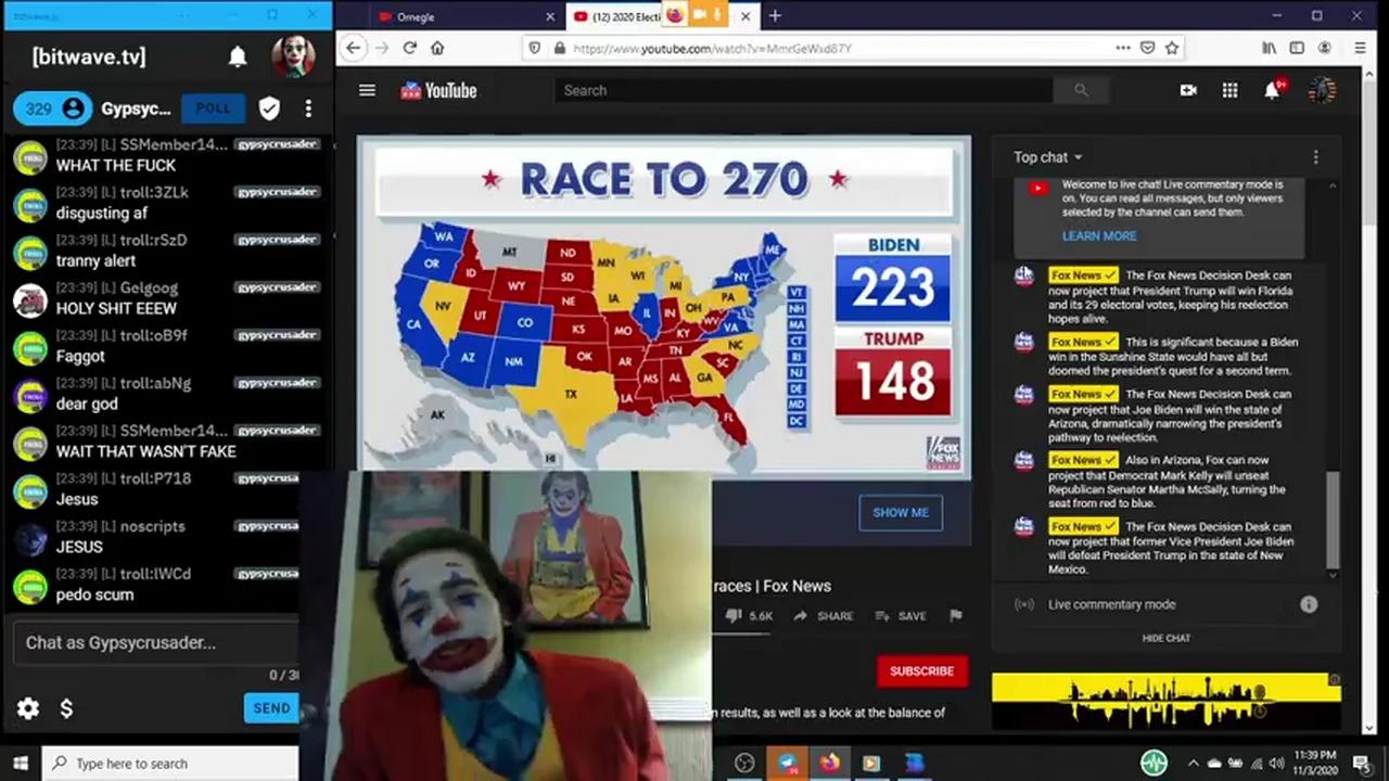 Gypsy Crusuader / Paul Miller / Joker election coverage